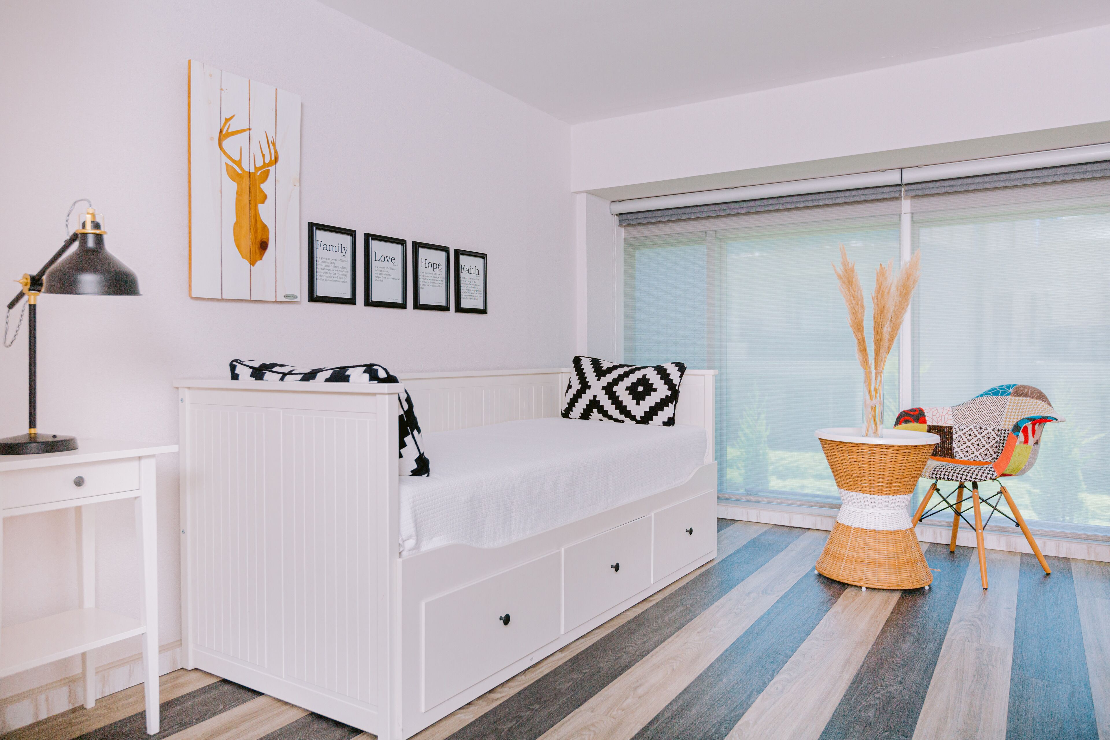 Quarto Familiar | Roupa de alta qualidade, edredões de penas, minibar, cofre no quarto 