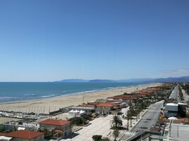 Vista para a praia ou o mar