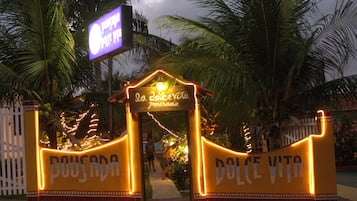 Entrada do alojamento