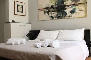 Quarto casal conforto, 1 cama Queen | Roupas de cama premium, individualmente decorados