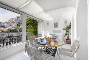 Terraço no piso superior