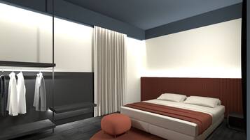 Minibar, secretária, Wi-fi grátis