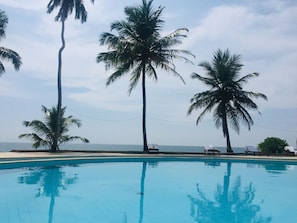 Vista para a praia ou o mar