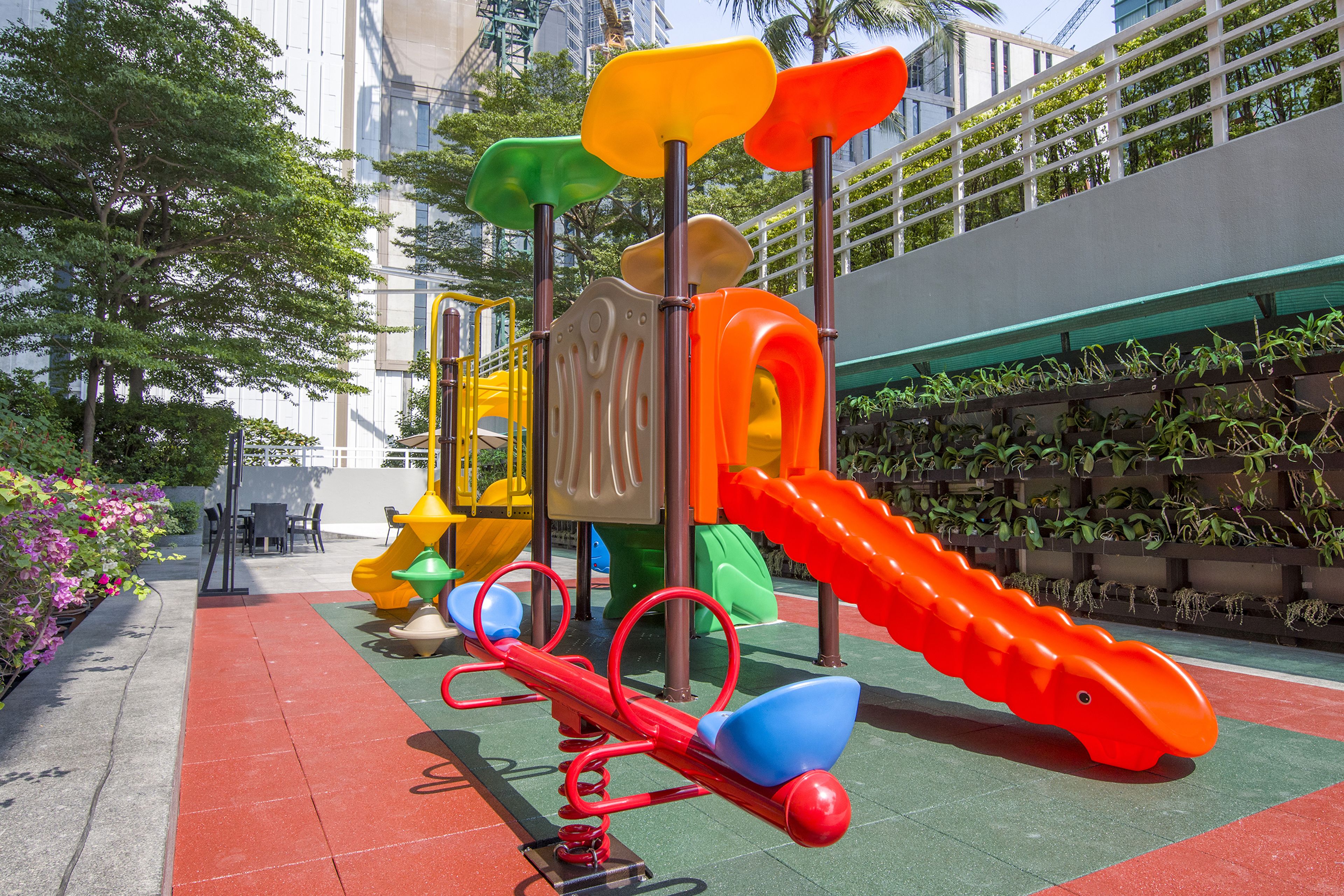 Área de recreio para crianças (coberta)