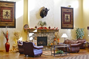 Área de estar no saguão