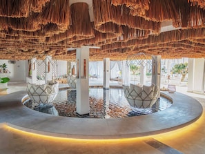 Salas para tratamentos a dois, banho turco/hammam, tratamentos corporais