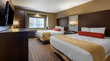 Quarto Standard, 2 camas queen-size, não fumadores, frigorífico e micro-ondas | Roupa hipoalergénica, camas de colchão pillowtop, cofre no quarto