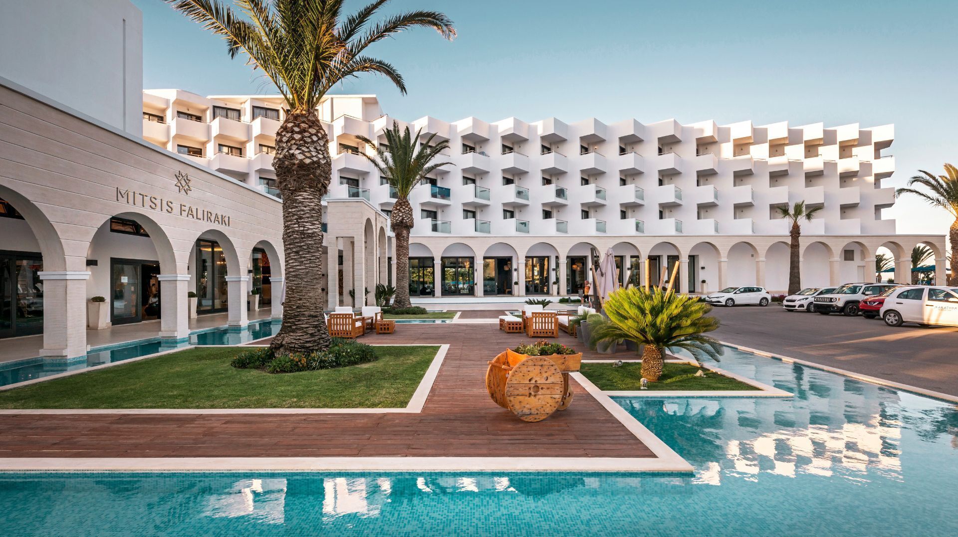 Entrada do alojamento