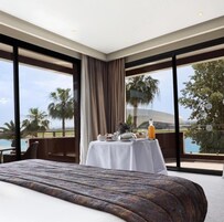 Suite Premium (River View) | Minibar, cofre no quarto, com decoração personalizada 