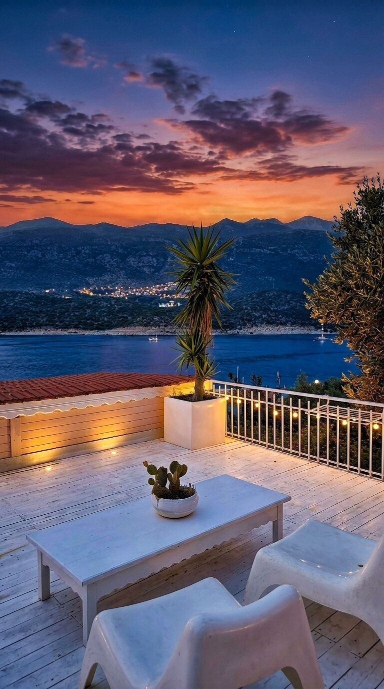 Bungalov Bahce ve Deniz Manzarali Oda | Frigobar, cofres nos quartos, escrivaninha