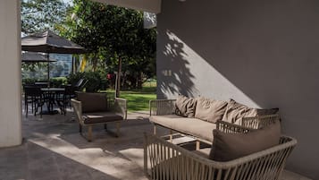 Vista para o jardim