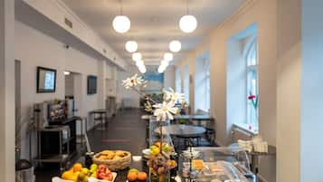 Café da manhã continental todos os dias (DKK 110 por pessoa)