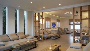 Sala de estar do lobby