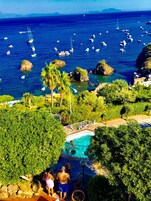 Piscina interna, piscina externa sazonal