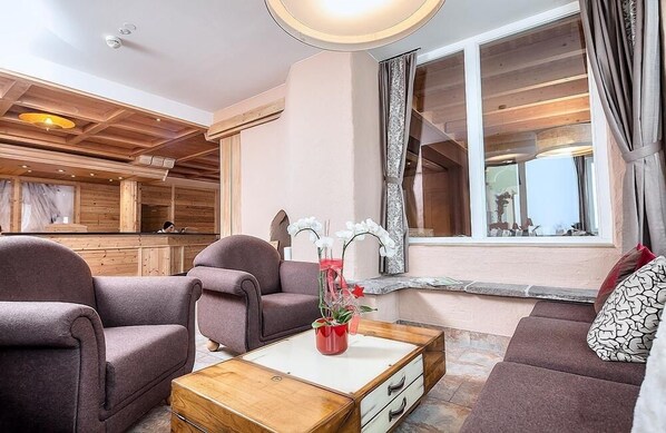 Sala de estar do lobby