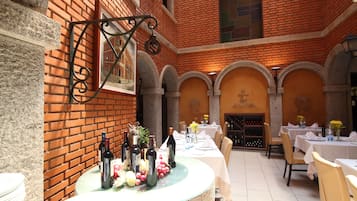 Área externa para banquete