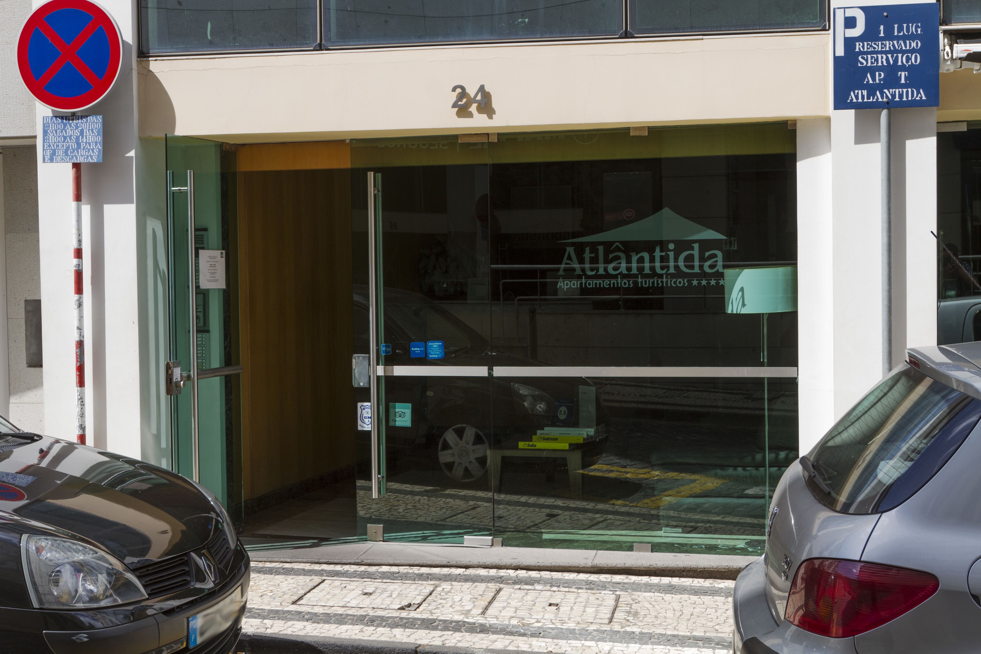 Entrada do alojamento