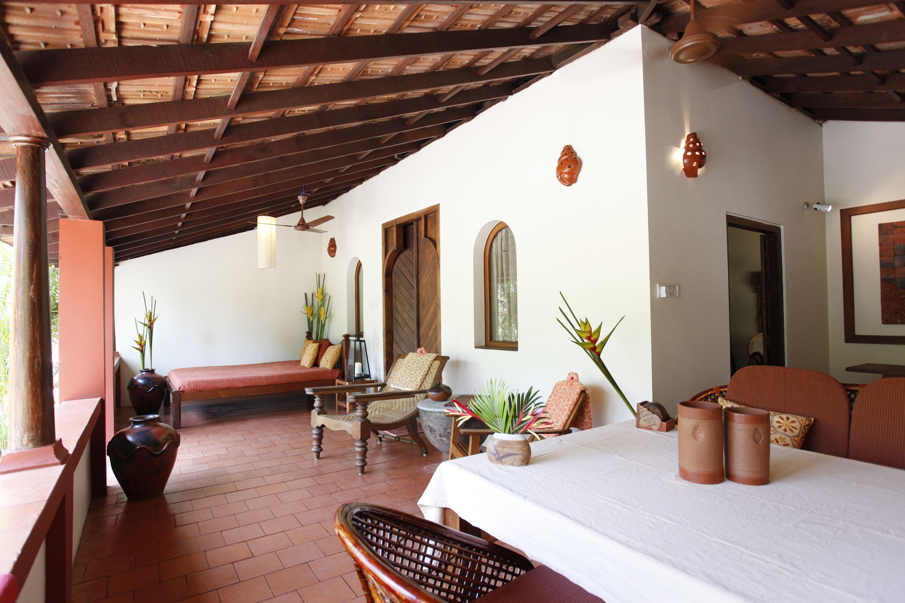 Casa de Campo, vista para o jardim | Sala de estar