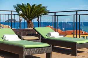 Vista para a praia ou o mar