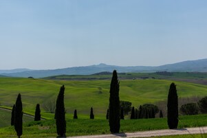 Quarto triplo panorâmico, vista para a colina | Vista do quarto
