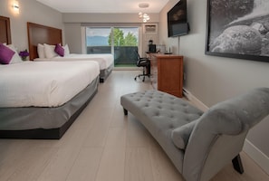 Quarto, 2 camas queen-size (Coast) | Roupa de alta qualidade, camas de colchão Select Comfort 