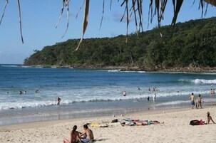 Na praia 