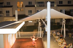 Espaço exterior para banquetes