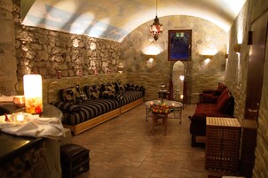 Banho turco/hammam, tratamentos corporais, esfoliação corporal