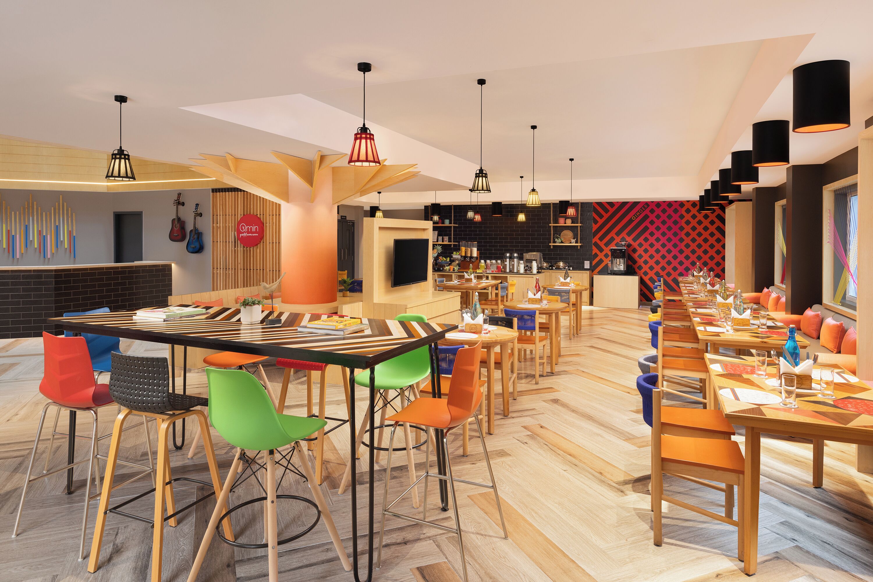 Café da manhã, almoço e jantar