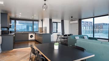 Cobertura panorâmica | Vista do quarto