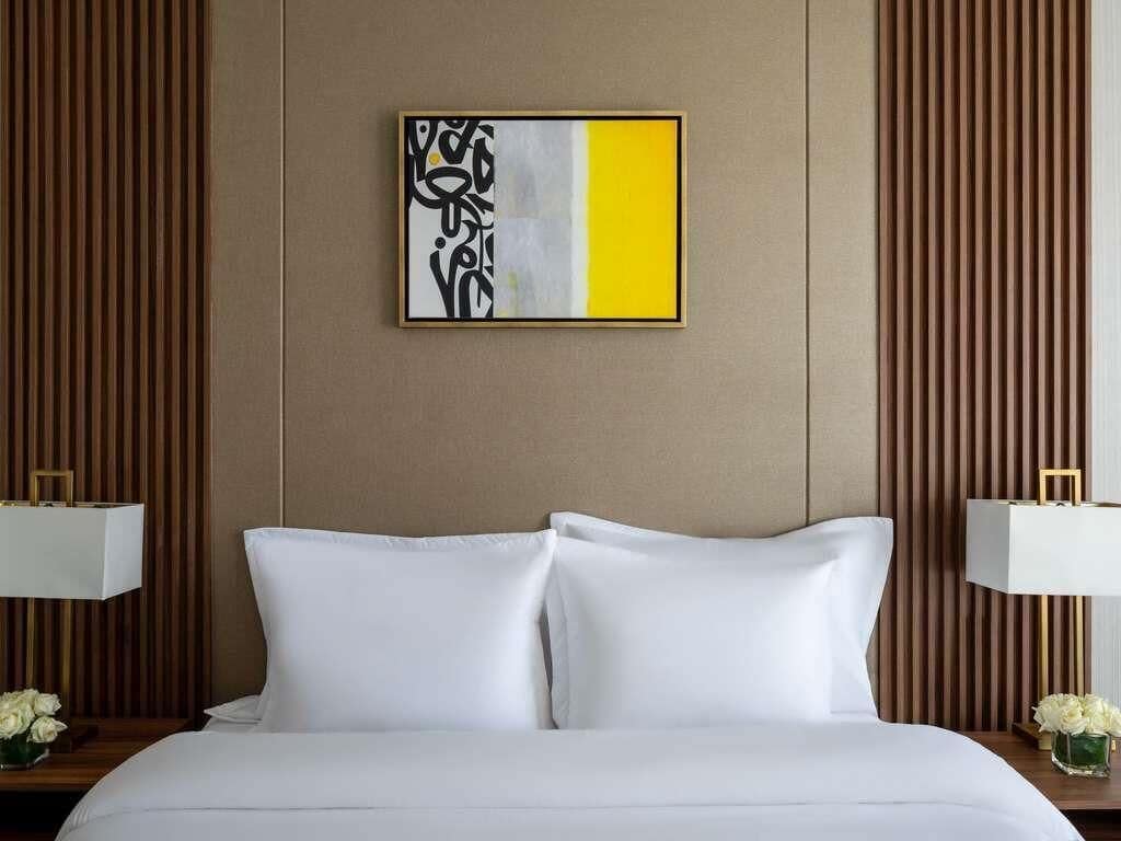 Suíte executiva, 2 quartos | Roupas de cama premium, frigobar, cofres nos quartos
