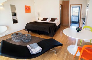 Studio Apartment - Bergstadastraeti 12 | Cofres nos quartos, quartos à prova de som, berços grátis