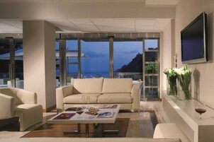 Área de estar no saguão