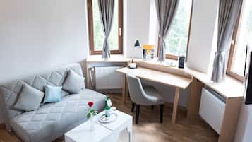 Apartamento (Auszeit/Timeout) | Sala de estar | TV de ecrã plano