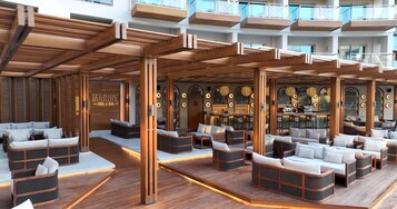 5 bares/lounges, 6 bares ao lado da piscina, 2 bares na praia