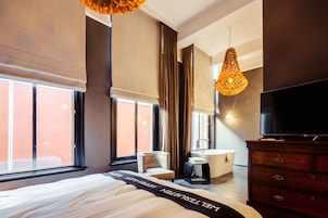 Quarto Duplo Superior | Roupa de alta qualidade, camas de colchão viscoelástico 