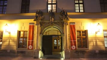 Entrada do alojamento