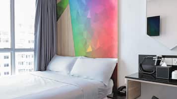 Quarto Duplo Superior, 1 cama de casal | Secretária, ferro/tábua de engomar, Wi-fi grátis