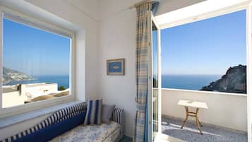 Quarto Superior, varanda, vista para o mar | Vista para a praia ou o mar