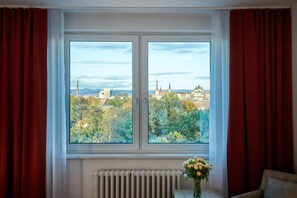 Vista para a cidade desde o alojamento