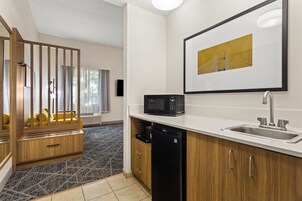 Estúdio, 1 Cama King-size, Não-fumadores | Minibar