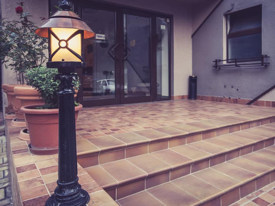 Entrada da propriedade