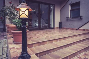 Entrada do alojamento