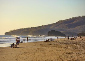 Perto da praia, toalhas de praia 