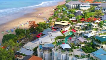 Na praia
