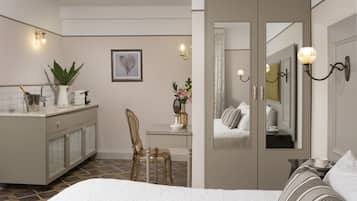 Suíte romântica | 1 quarto, cofres nos quartos, escrivaninha