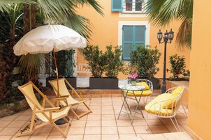 Quarto Deluxe, terraço | Terraço/pátio interior