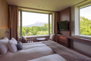 Quarto duplo luxo, para não fumantes (Komagatake Corner twin room with wifi) | Vista do quarto