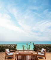 Na praia, toalhas de praia 