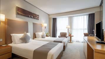 Quarto luxo | 1 quarto, roupas de cama premium, edredons de pluma, cofres nos quartos